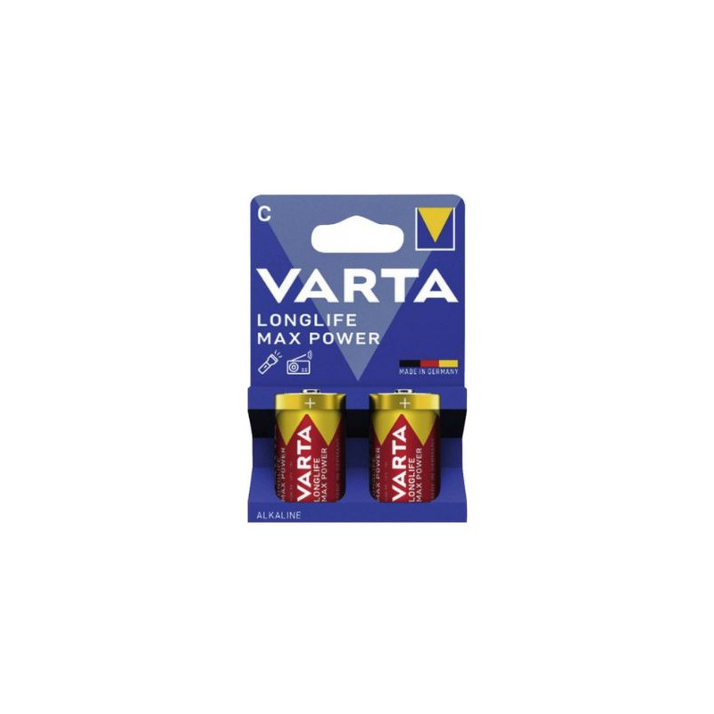 Pila Alcalina C LR14 1,5v Max Power Blíster 2 pilas VARTA